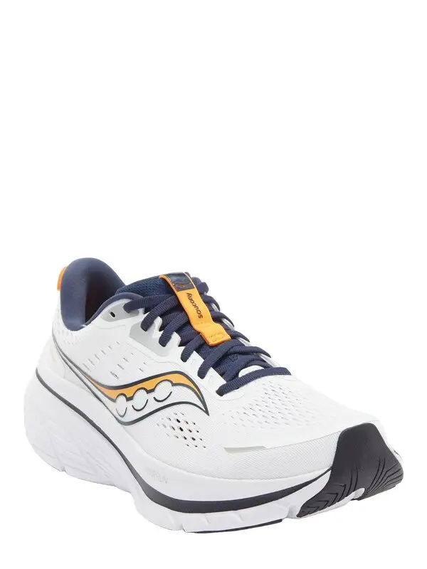 Saucony Guide 18 Lace-up Sneakers - White/navy