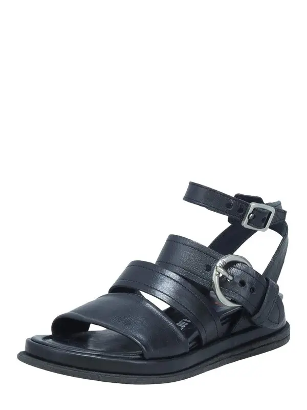 A.S.98 Stiles Ankle Strap Sandal - Black