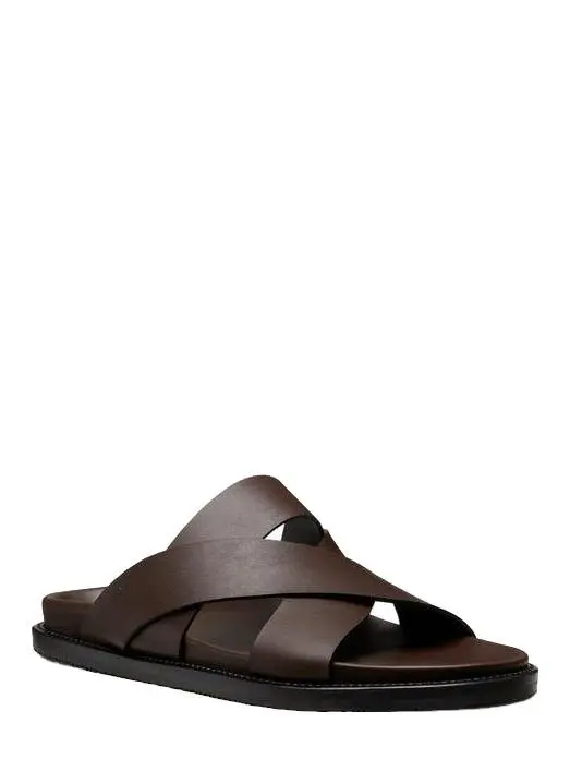 STUART WEITZMAN Berkley Slide Sandal - Espresso