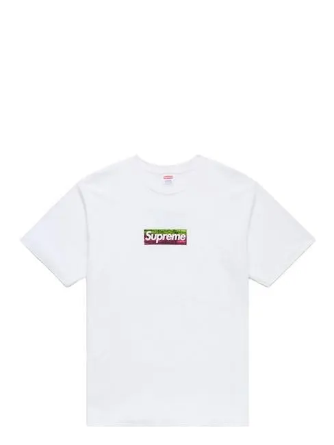 Supreme Los Angeles Fire Relief Box Logo Tee Shirt - White