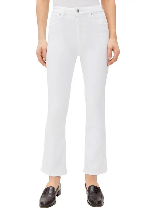 FRAME The Reboot Crop Jeans - White