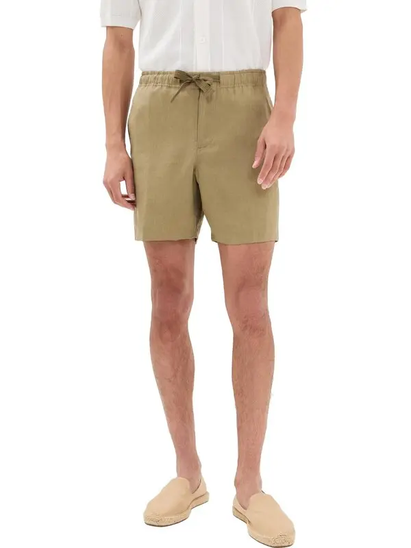 Orlebar Brown Alex Linen Shorts - Agave