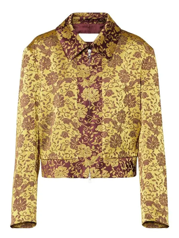 Dries Van Noten Floral Jacquard Jacket - Multicoloured
