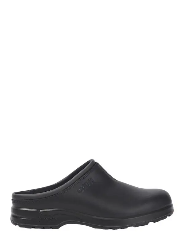Comme Des Garçons Leather Mules - Black