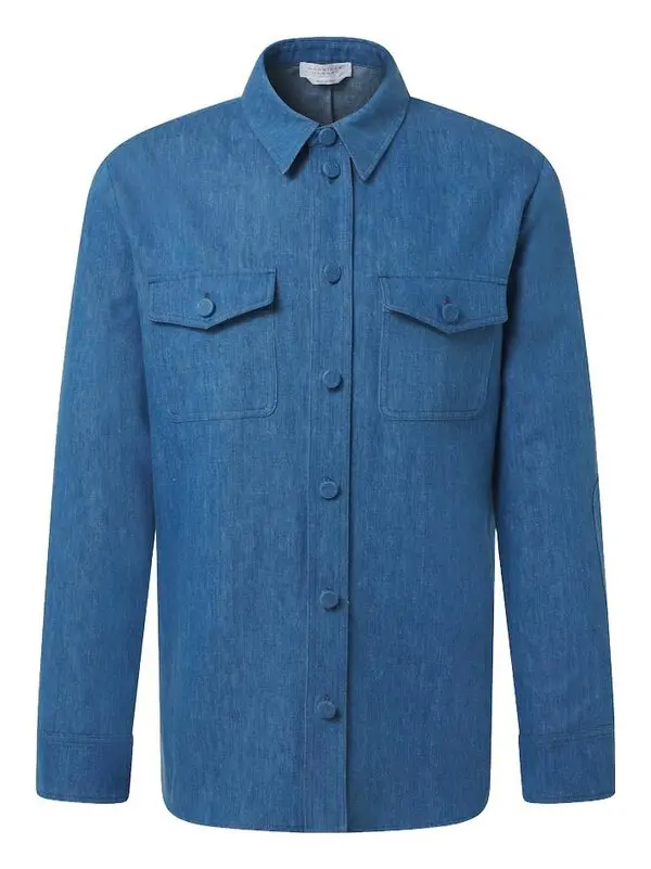 Gabriela Hearst Denim Overshirt - Blue