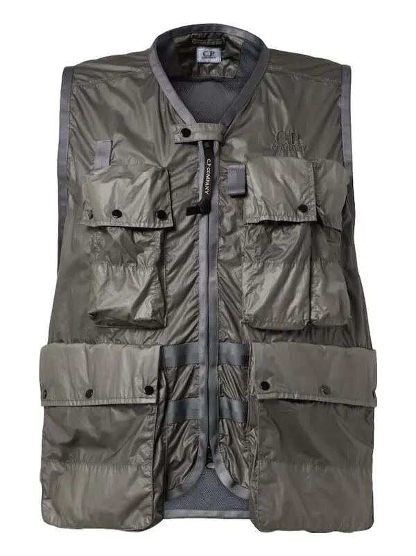 C.P. COMPANY Cs Ii Logo Technical Vest - Grey