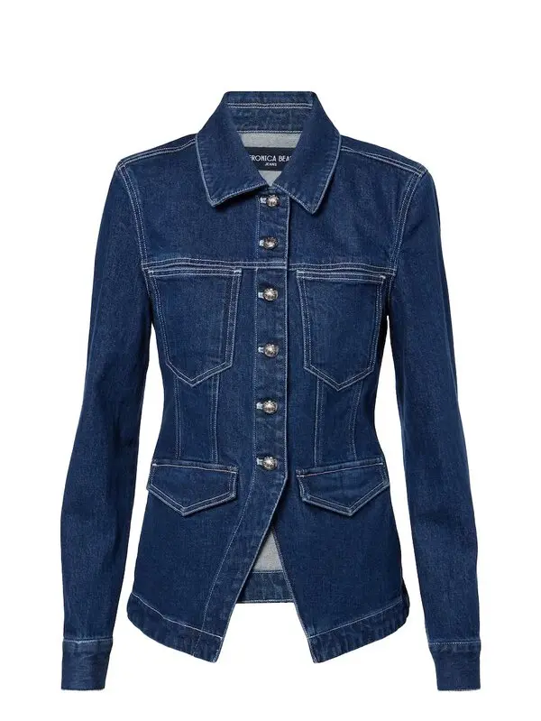 Veronica Beard Alfie Denim Jacket - Blue