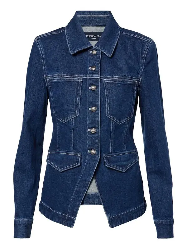 Veronica Beard Alfie Denim Jacket - Blue