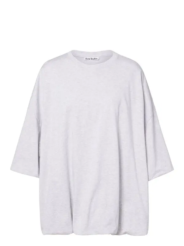 Acne Studios Cotton Jersey Top - Grey