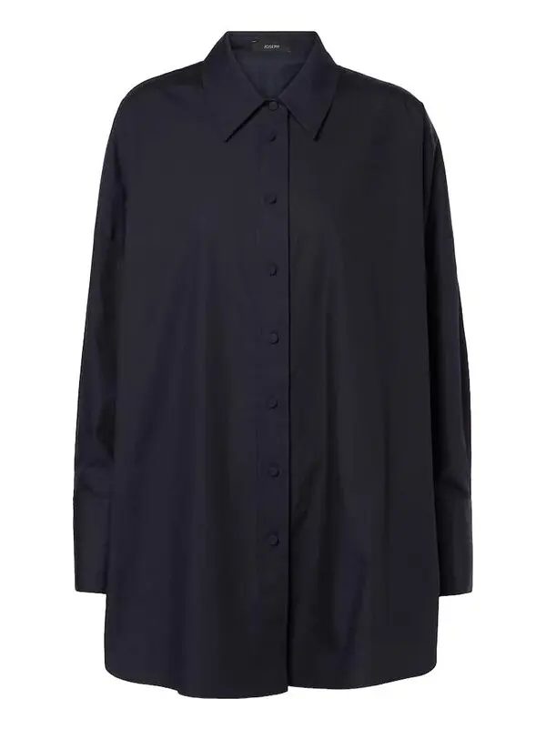 JOSEPH Comete Cotton Poplin Shirt - Blue