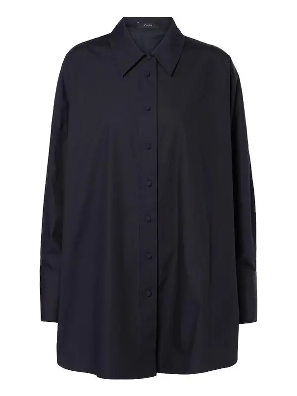 JOSEPH Comete Cotton Poplin Shirt - Blue