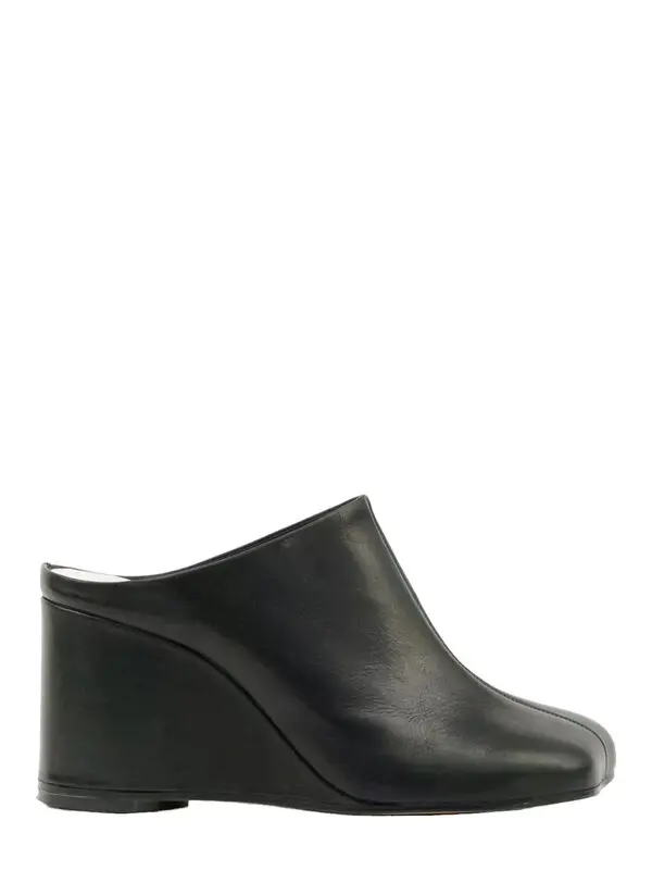 MAISON MARGIELA Leather Mules - Black