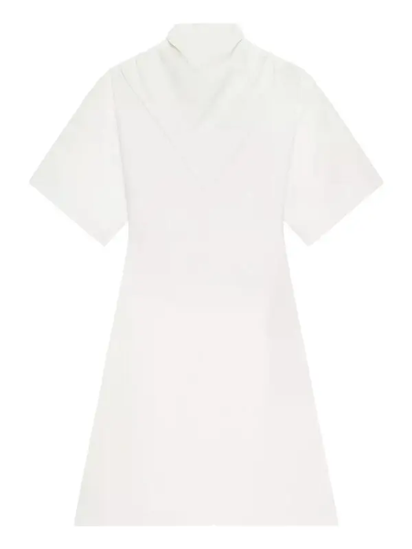 COURREGES Scarf A-line Dress - White