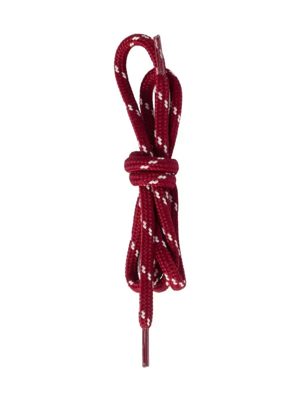 Miu Miu Two-tone Cord Laces - Burgundy/white