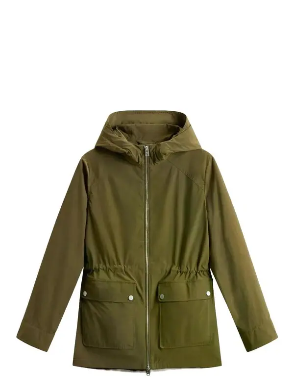 Woolrich Summer Hooded Jacket - Green