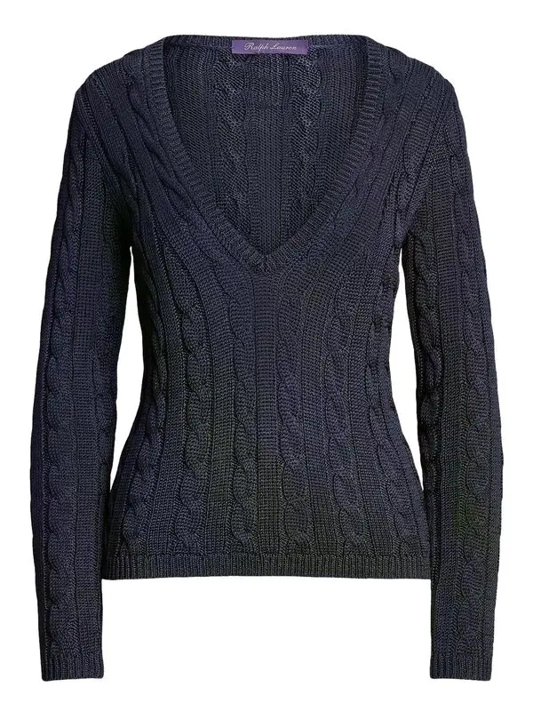 Ralph Lauren Silk Jumper - Blue