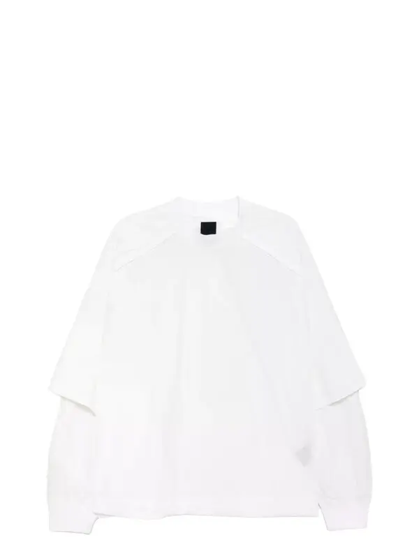 JUUN.J Embroidered Logo Sweatshirts - White