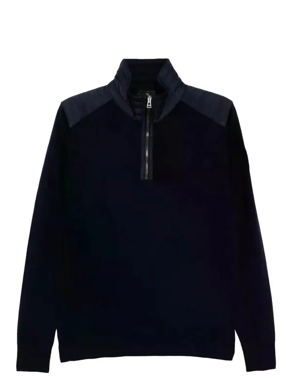 Belstaff Kilmington Quarter Zip Jumper - Blue