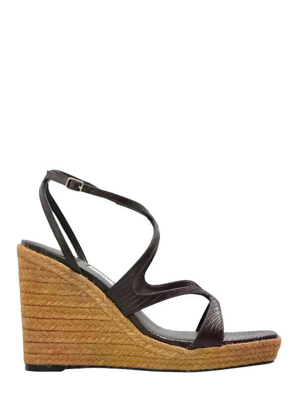 JIMMY CHOO 110mm Ayla Espadrilles - Brown