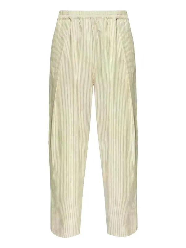 MAISON MARGIELA Pinstripe Trousers - Neutrals