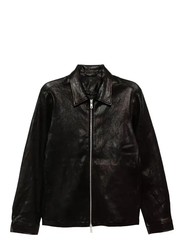 GIORGIO BRATO Leather Jacket - Black