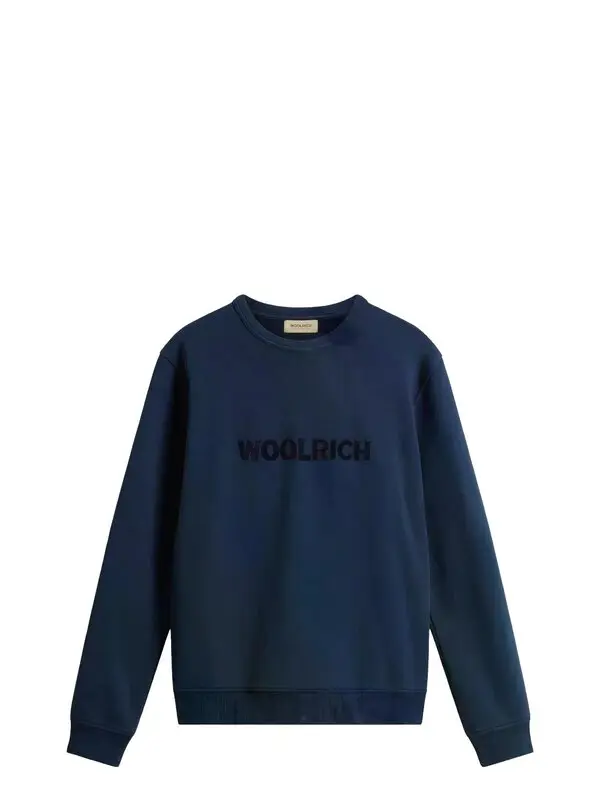 Woolrich Logo-patch Sweatshirt - Blue