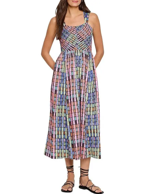 NIC+ZOE Rainbow Macaroon Sarah Dress - Pink Multi