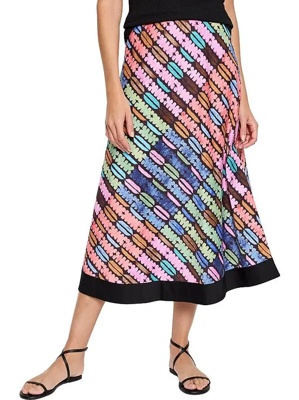 NIC+ZOE Printed Skirt - Pink Multi