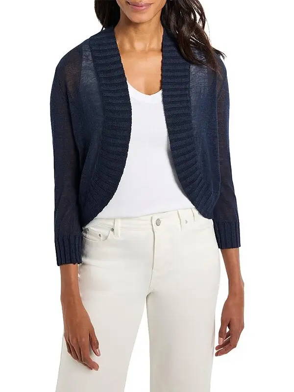 NIC+ZOE Bolero Cardigan - Dark Indigo