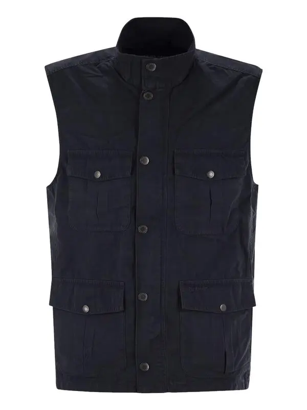 Barbour Corbridge Casual Cotton Waistcoat - Navy