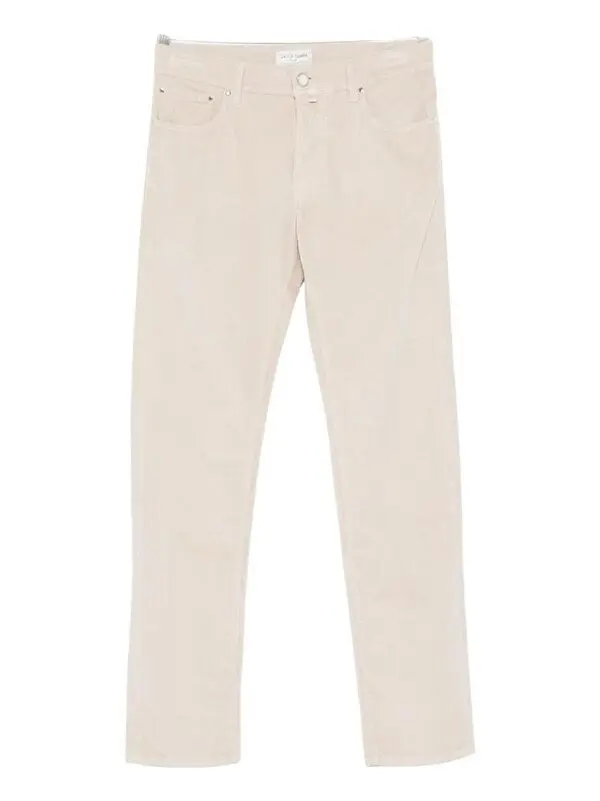 Jacob Cohen Slim Fit Corduroy Jeans - Beige