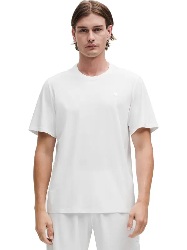 Lululemon Uv-protective Striped Mesh T-shirt - White