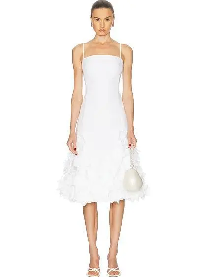 Simkhai Bella Floral Dress - White