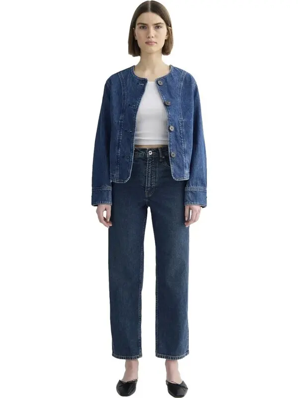 Everlane Way-high® Straight Leg Jean 2.0 - Dark Indigo