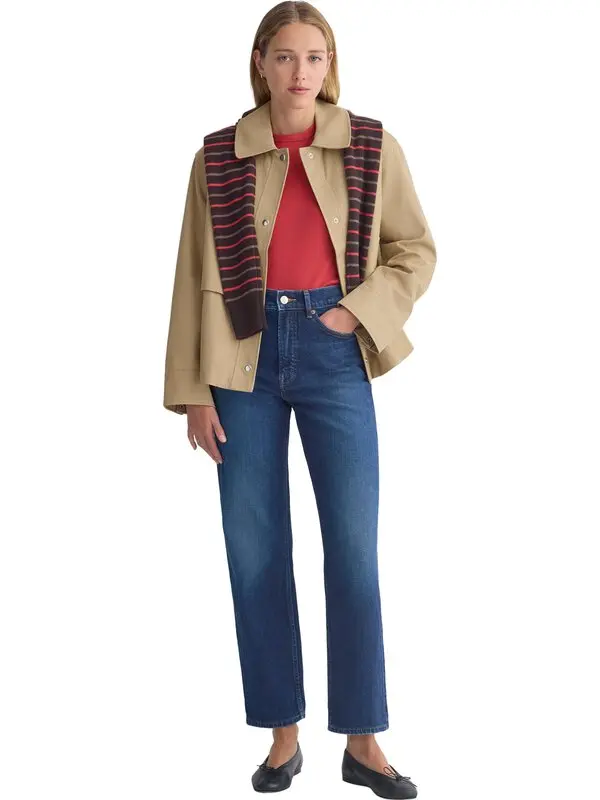 Everlane Way-high® Jean 2.0 Straight Leg Jeans - Deep Indigo