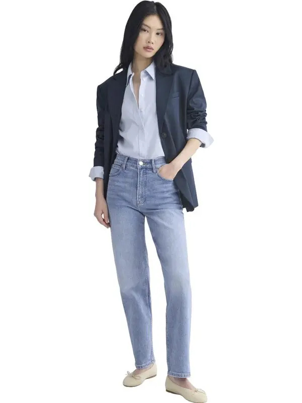 Everlane Way-high® Straight Leg Jean 2.0 - Medium Wash