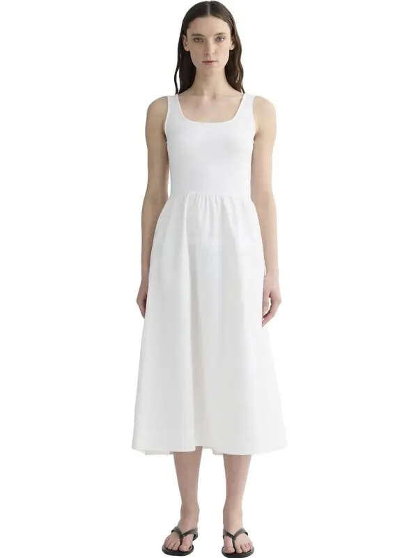 Everlane Form Riviera Midi Dress - White