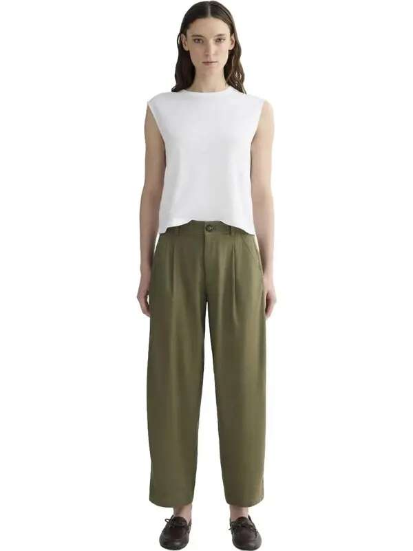 Everlane Everywhere Pant, Stretch Linen - Kalamata