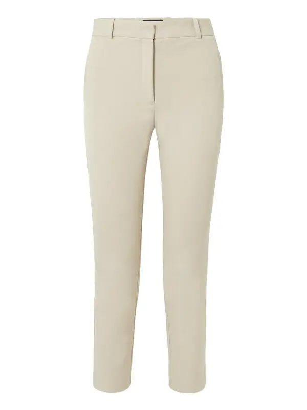 JOSEPH Eliston Gabardine Tapered Pants - Neutrals