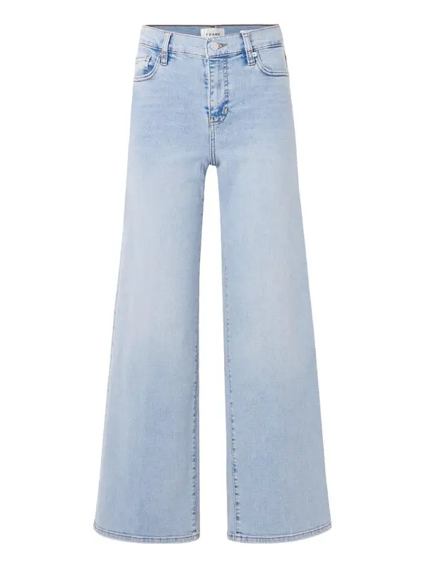 FRAME Le Slim Palazzo Straight-leg Jeans - Blue