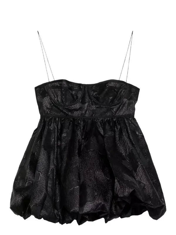 Cecilie Bahnsen Anette Bustier Top - Black