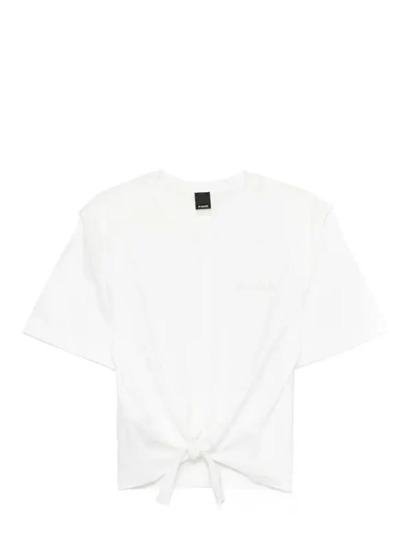 Pinko Tied T-shirt - White