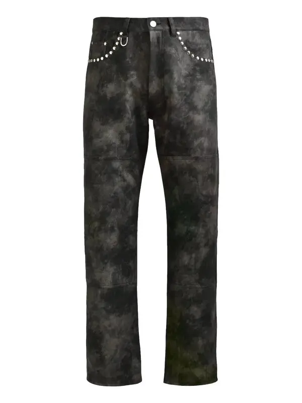 BREATH Camouflage-print Trousers - Black