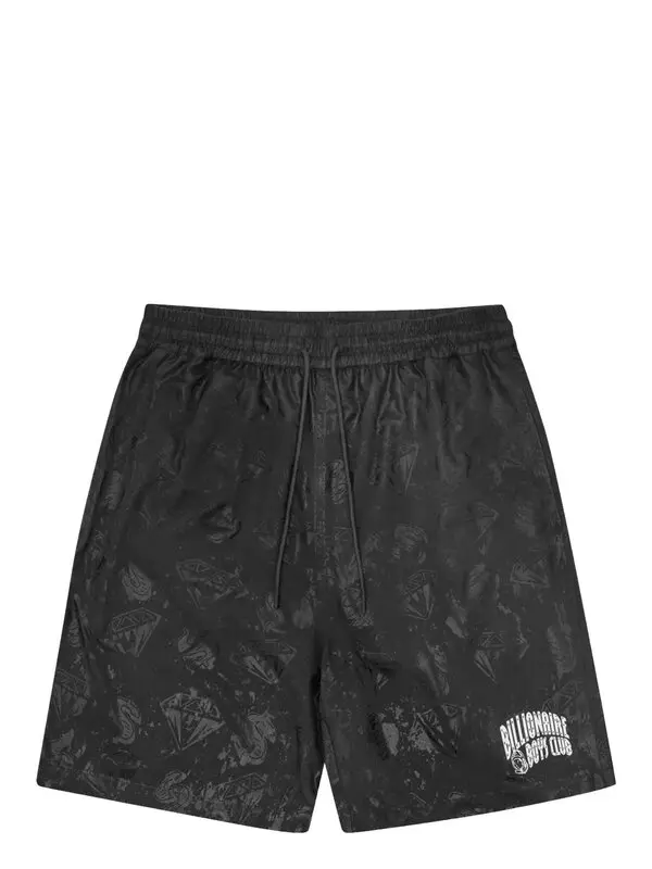 BILLIONAIRE BOYS CLUB Logo-print Shorts - Black