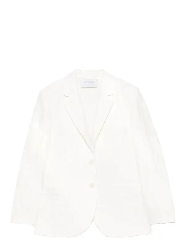 Harris Wharf London Crinkled Blazer - White