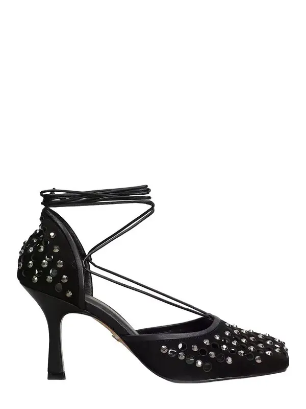 ANDREA CARRANO 85mm Crystal-embellished Pumps - Black