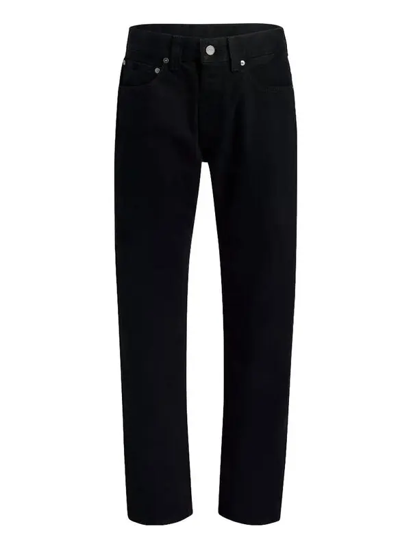 Khaite Callum Straight Leg Jeans - Black