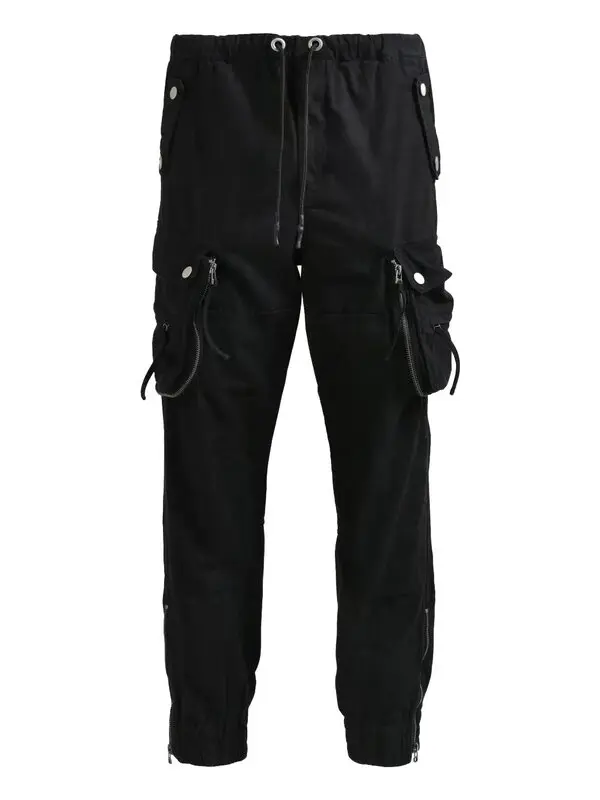 BREATH Cotton Cargo Trousers - Black