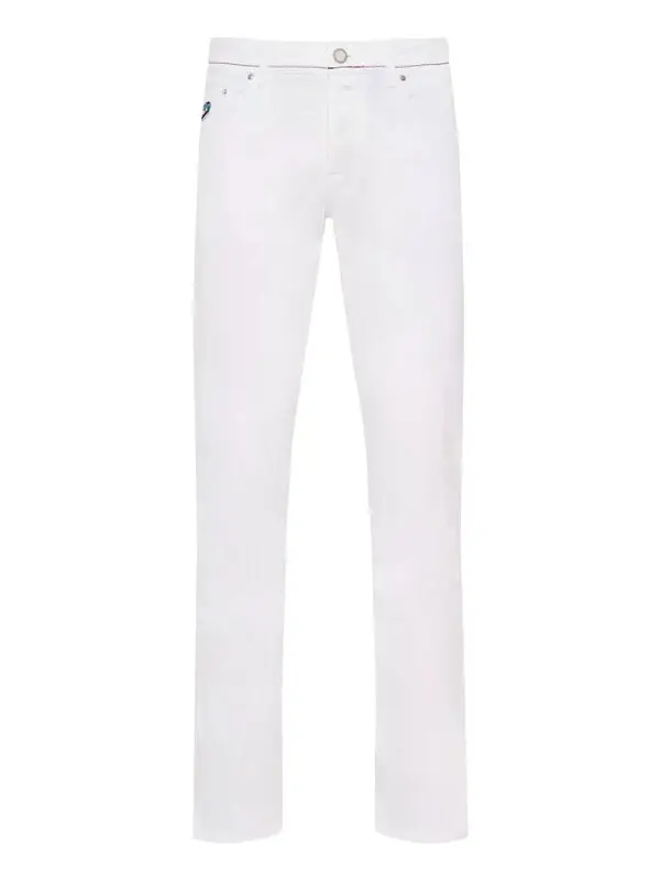 Jacob Cohen Straight-leg Trousers - White