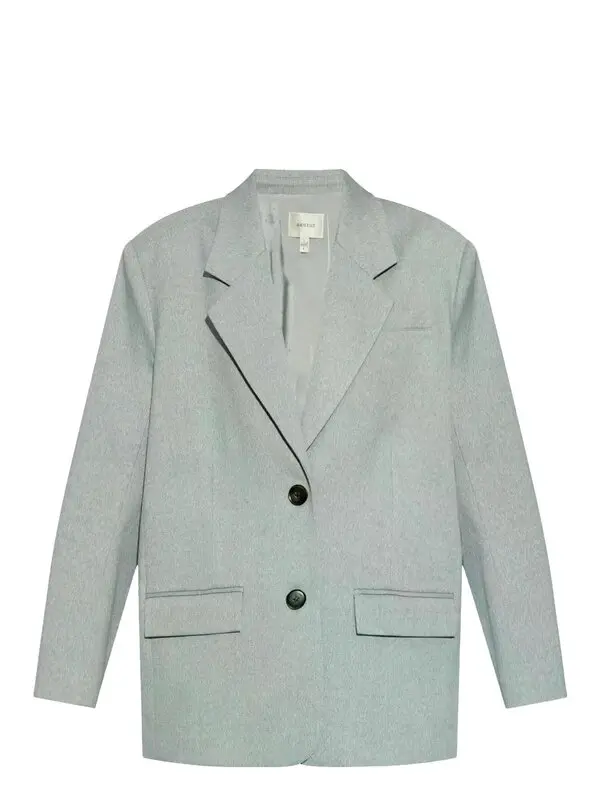 GESTUZ Single-breasted Blazer - Grey